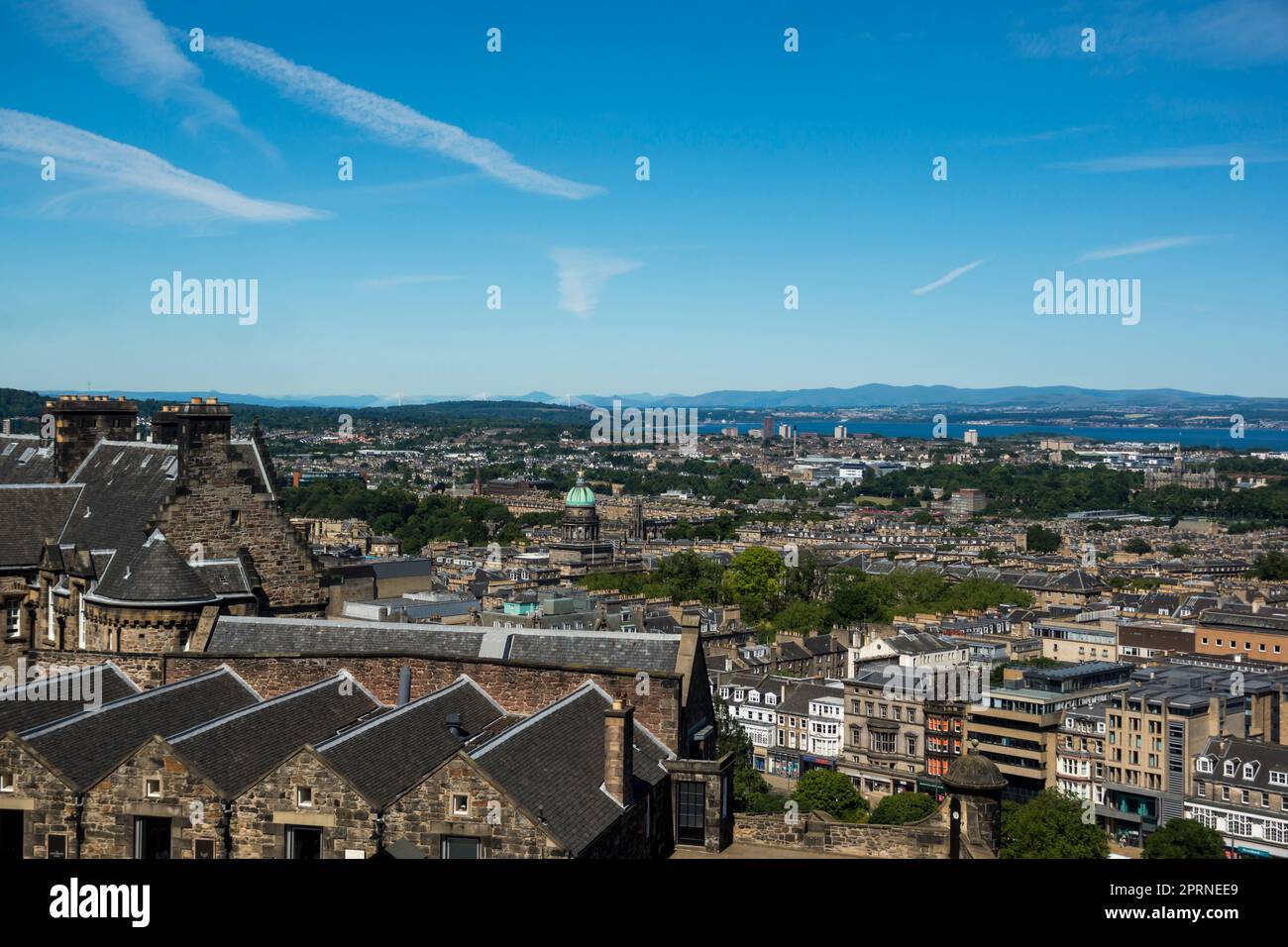 City landscape of Edinburgh which is a capital of Scotland Stock Photo ...