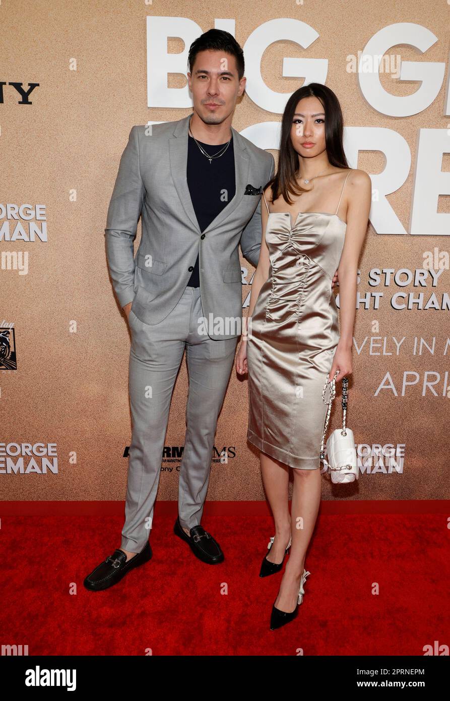 Los Angeles, Ca. 26th Apr, 2023. Lewis Tan, Felicity Tjio At The World ...