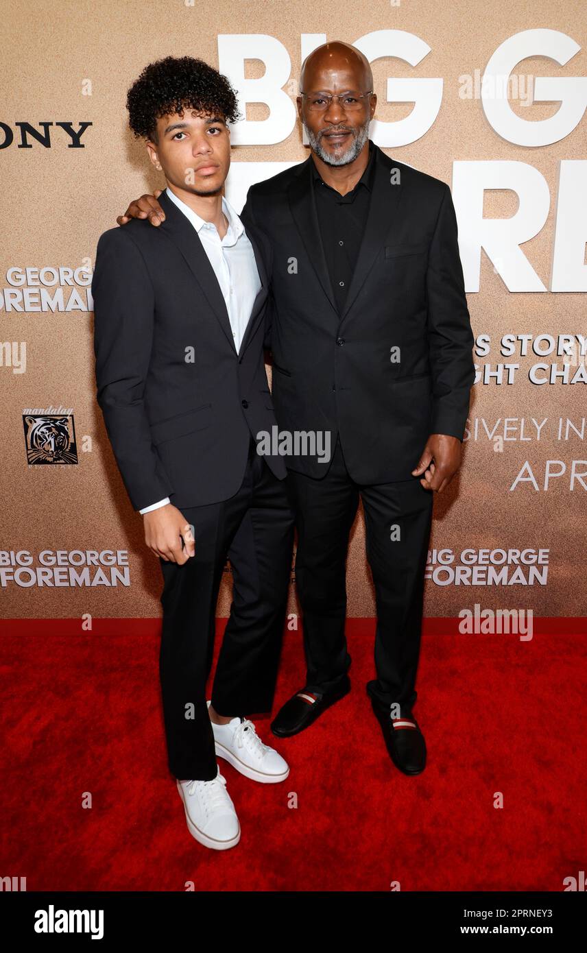 Los Angeles, Ca. 26th Apr, 2023. Michael Moorer Jr., Michael Moorer At ...