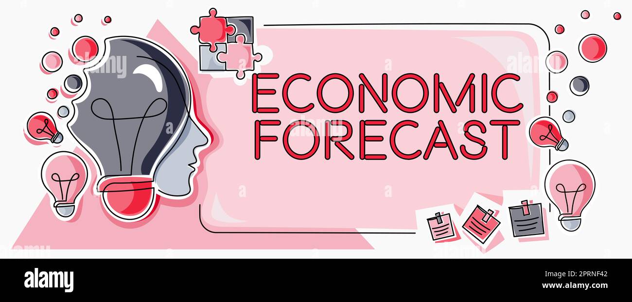 Inspiration showing sign Economic ForecastProcess of making predictions ...