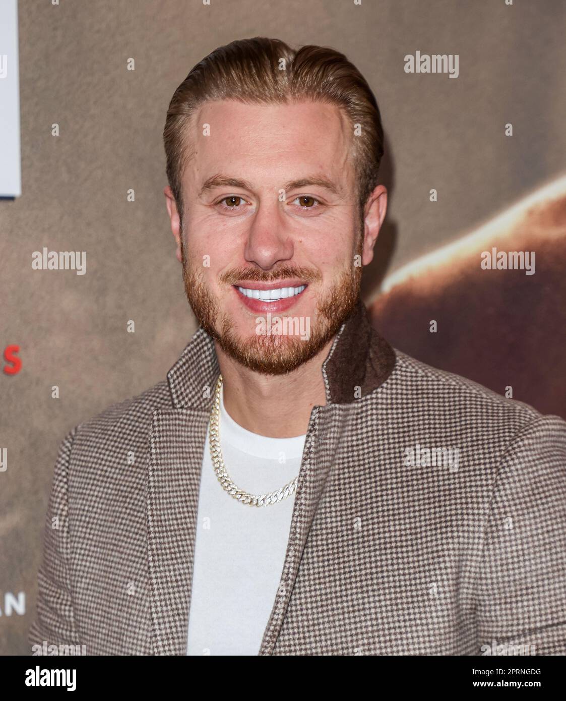 Kris Boyson seen attending a VIP Gala Screening of "Big George Foreman ...