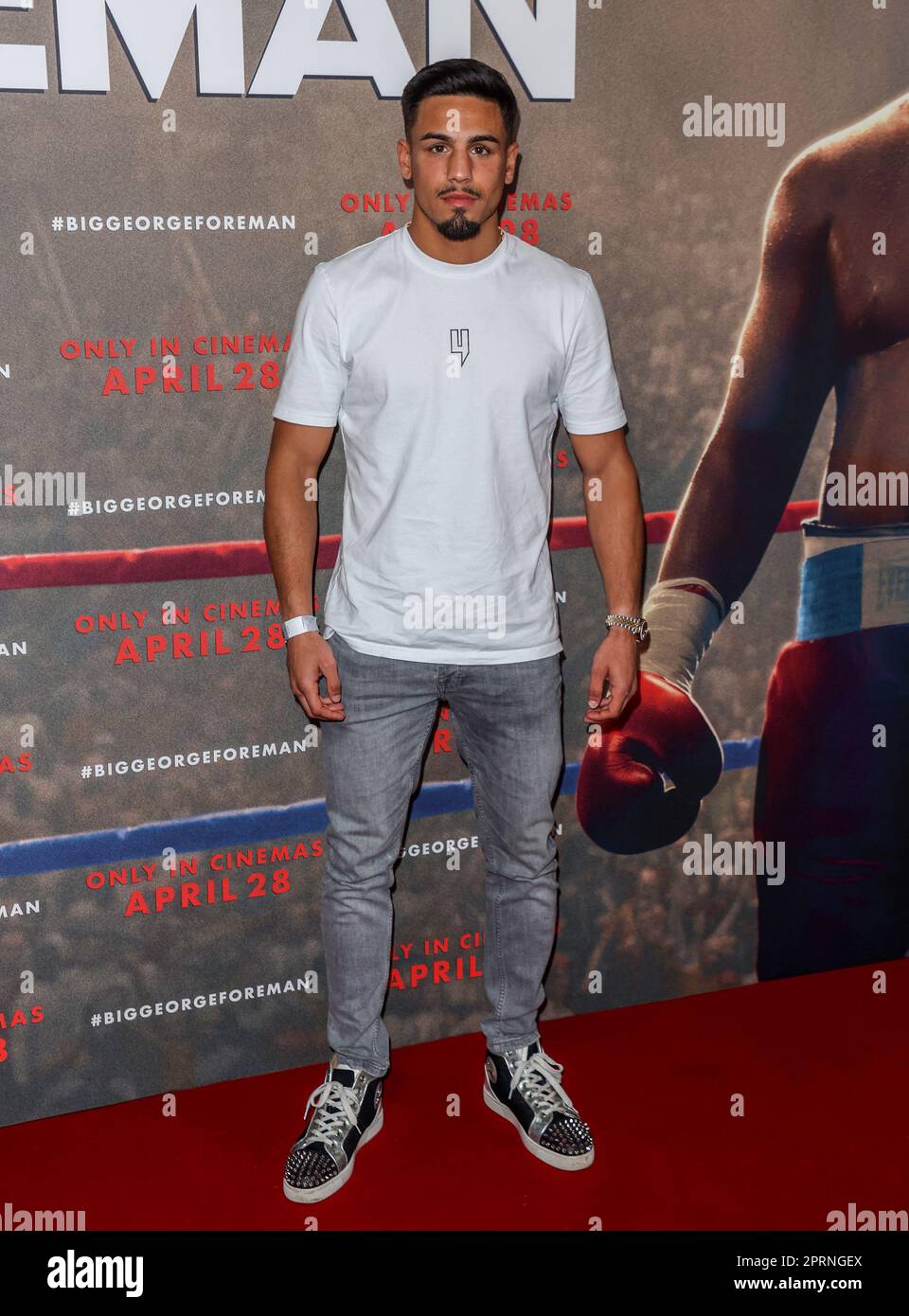 Jordan Flynn seen attending a VIP Gala Screening of "Big George Foreman ...