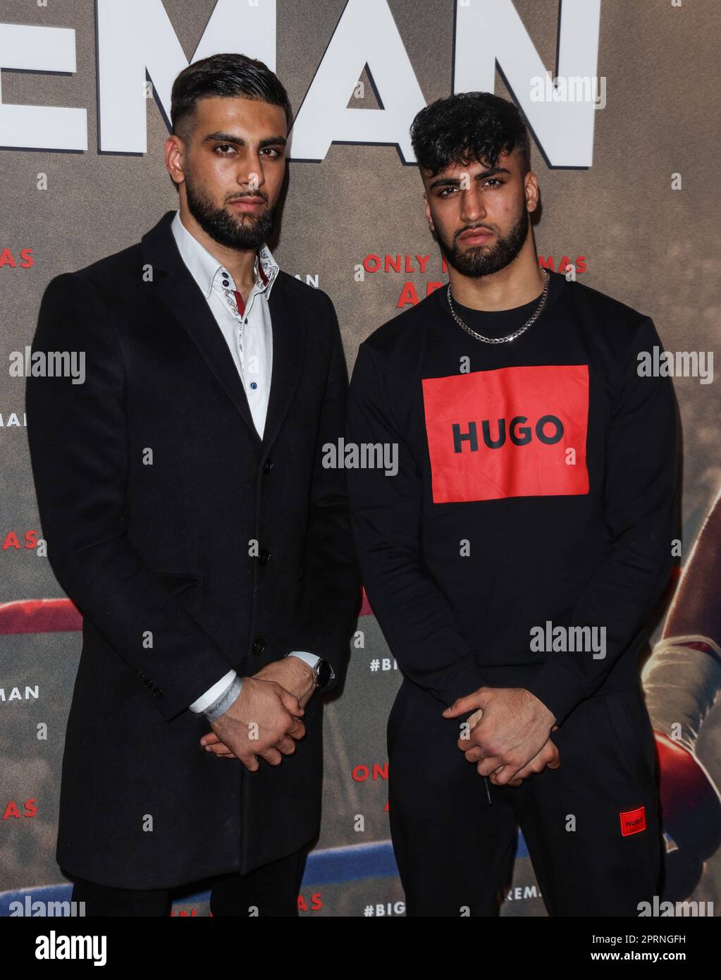 Hassan Azim and Adam Azim seen attending a VIP Gala Screening of "Big ...