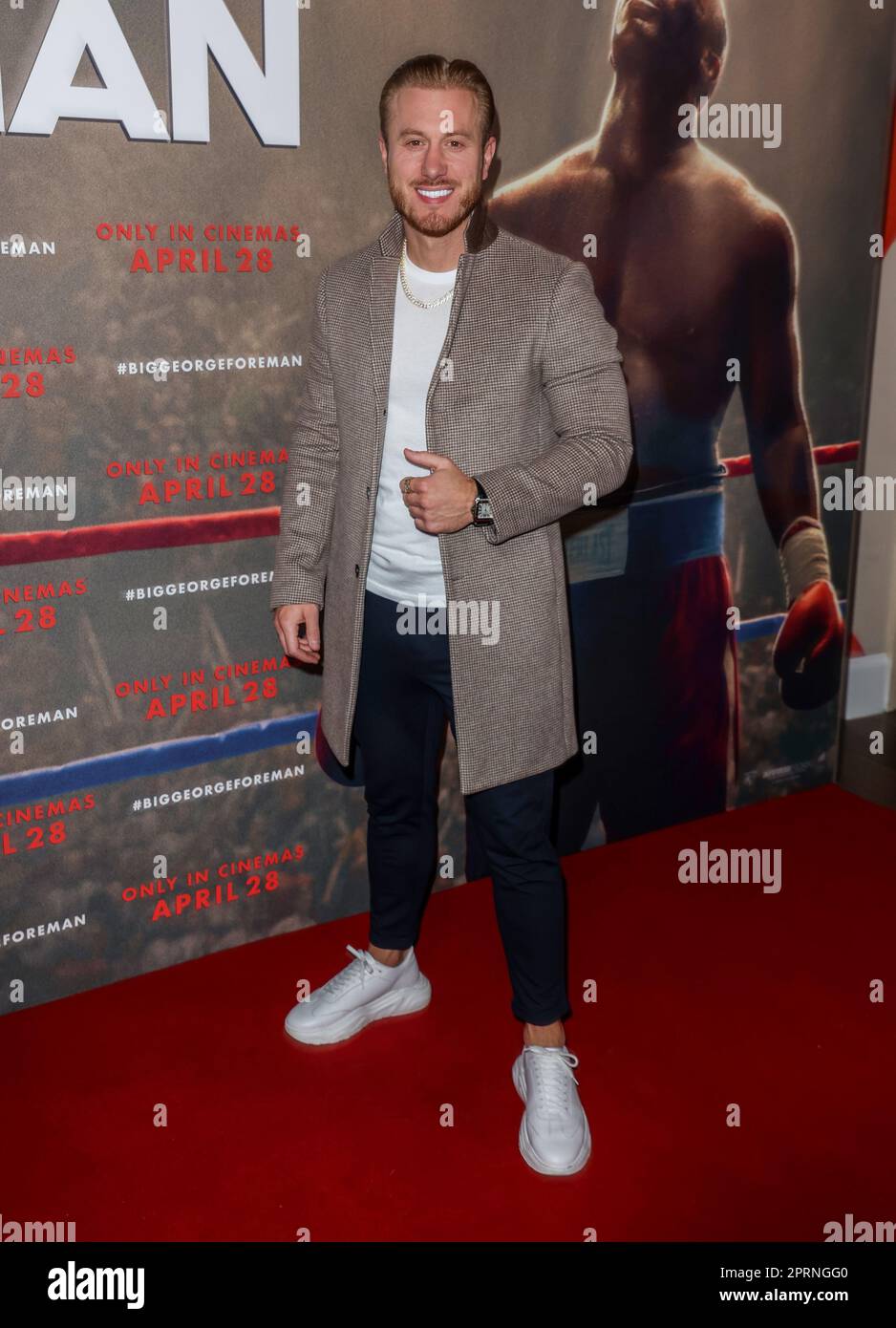 Kris Boyson seen attending a VIP Gala Screening of "Big George Foreman ...