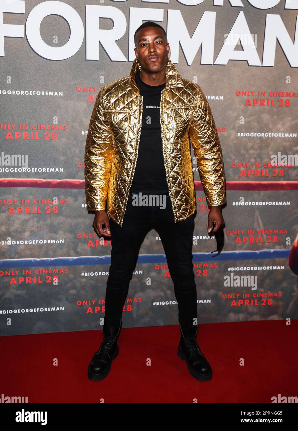 Stefan-Pierre Tomlin seen attending a VIP Gala Screening of "Big George ...