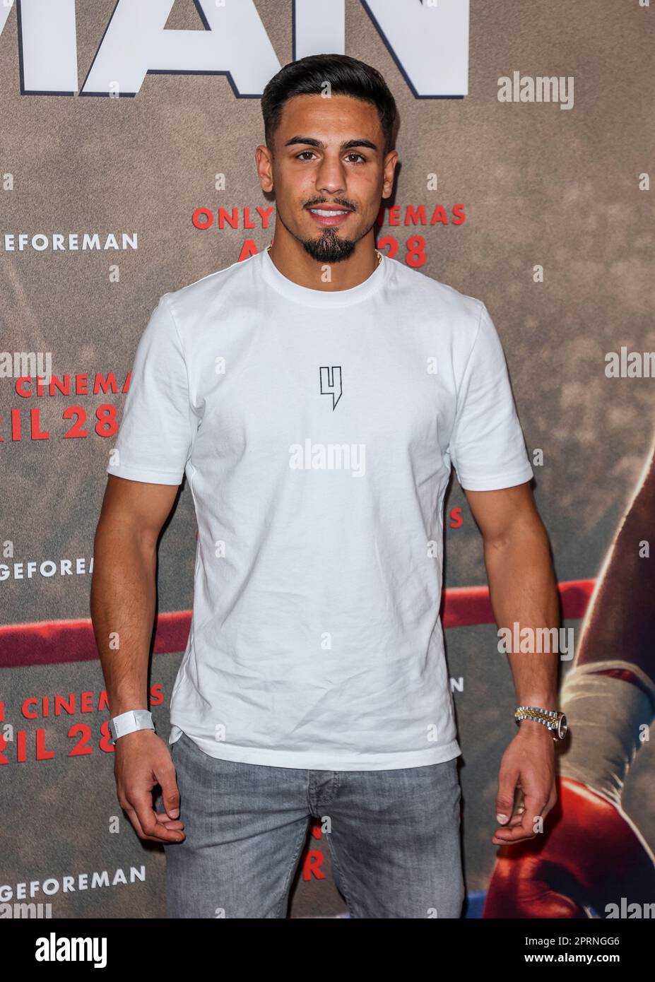 Jordan Flynn seen attending a VIP Gala Screening of "Big George Foreman ...