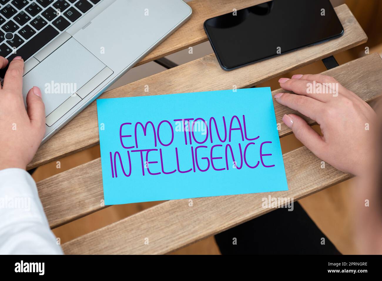 Text showing inspiration Emotional Intelligence, Word Written on ...