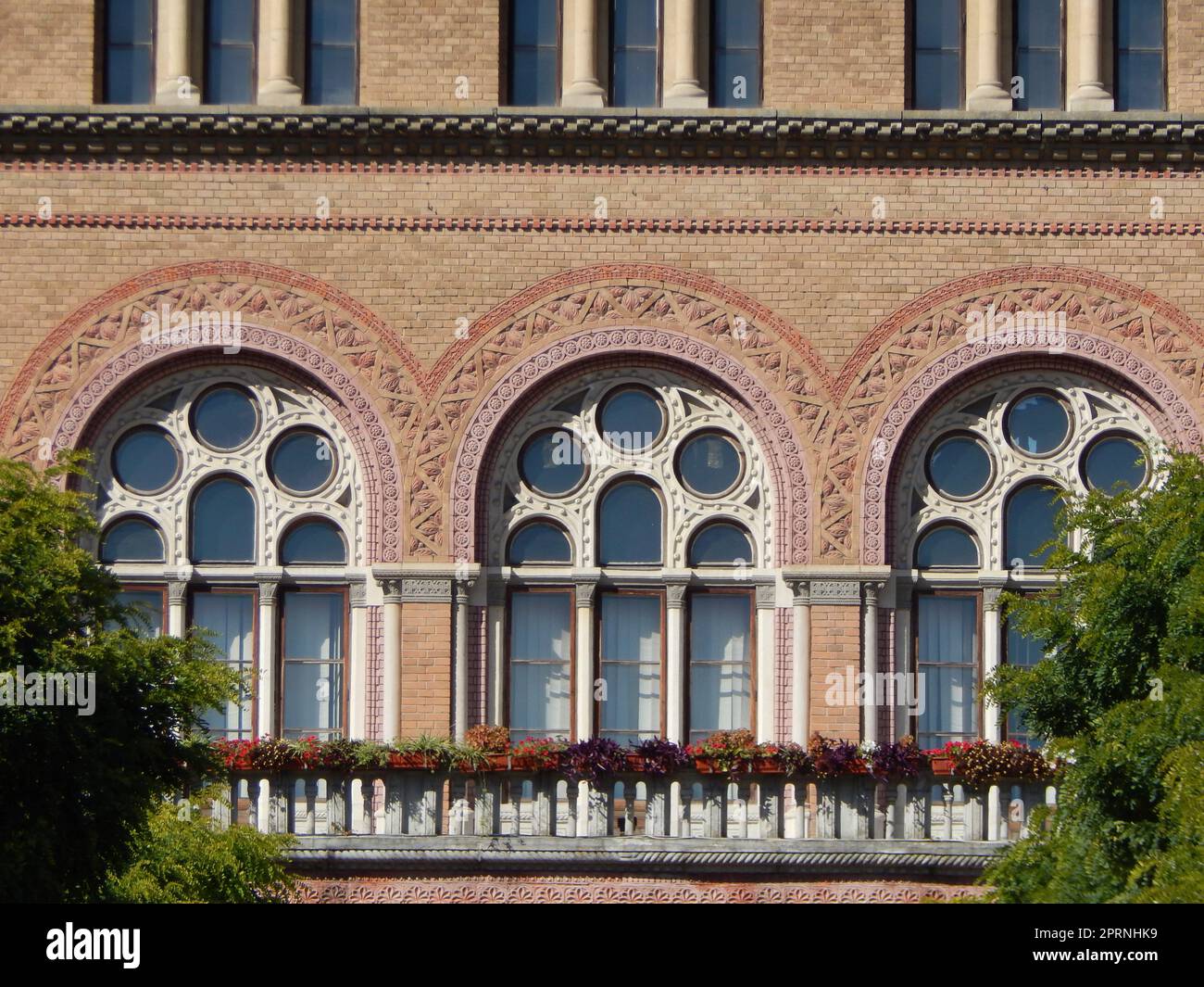 Classical architecture of the city, stone details and decoration Stock ...