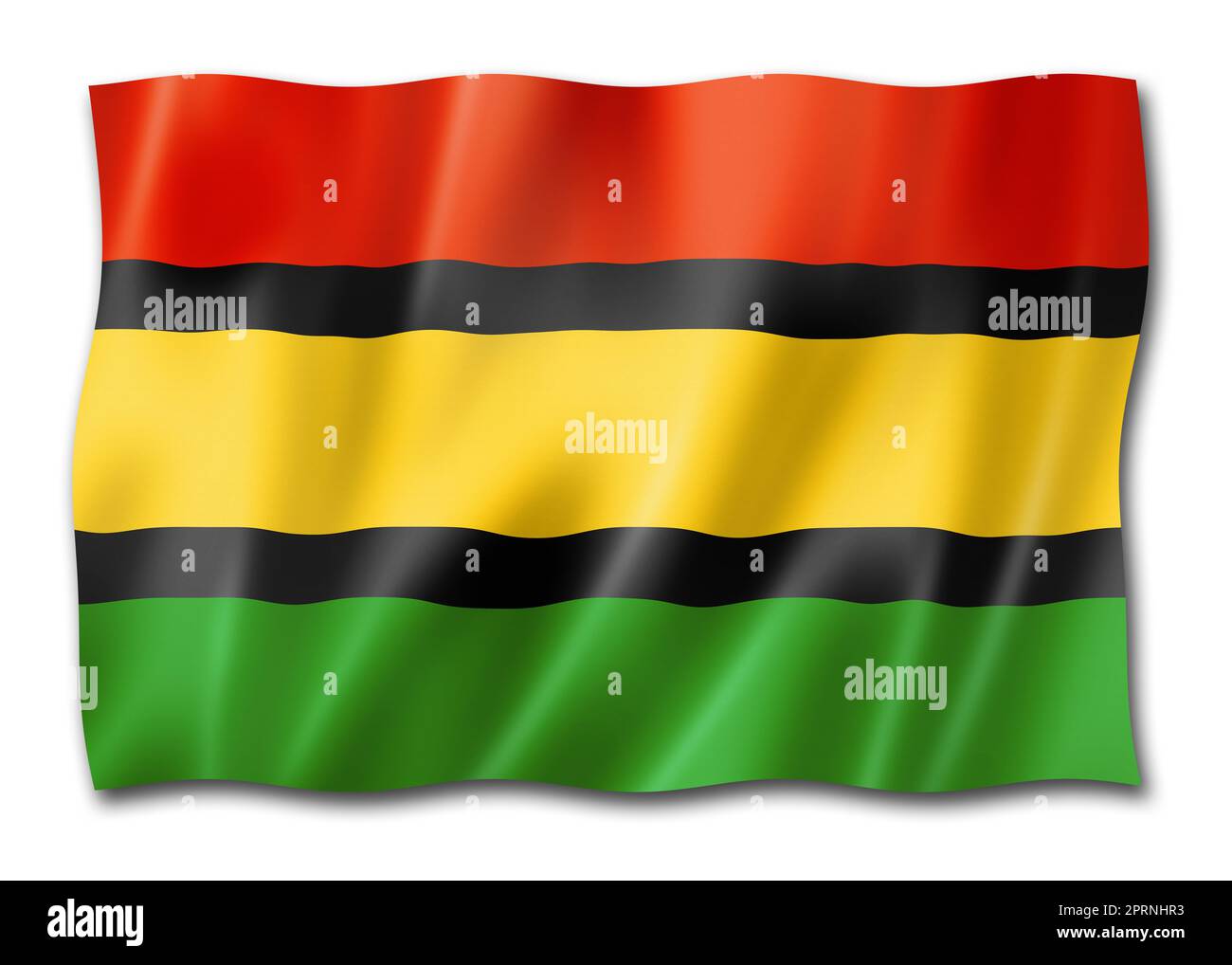 Dinka people ethnic flag, Africa. 3D illustration Stock Photo - Alamy