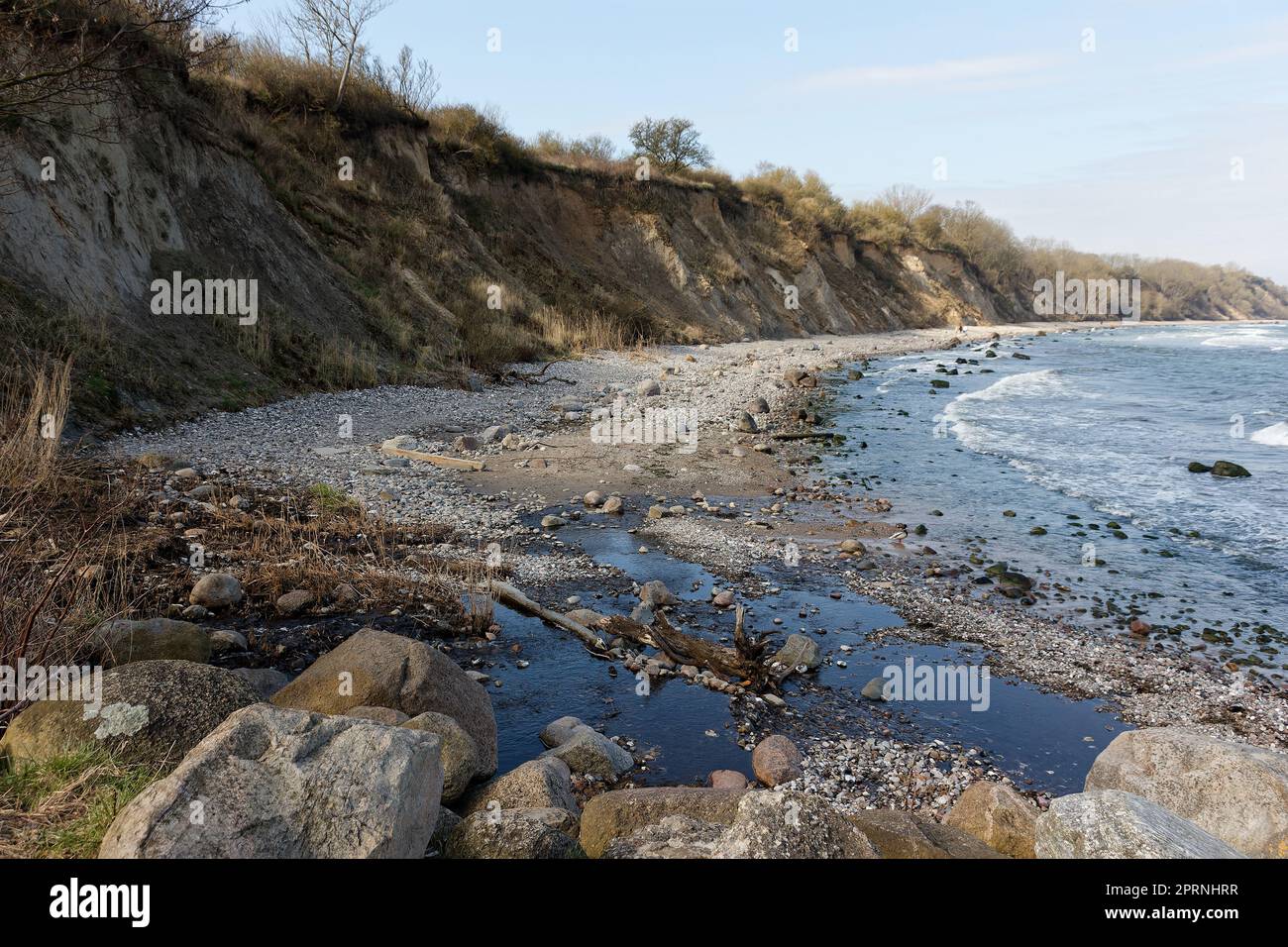coast line at the Baltic Sea at spring time Stock Photo - Alamy