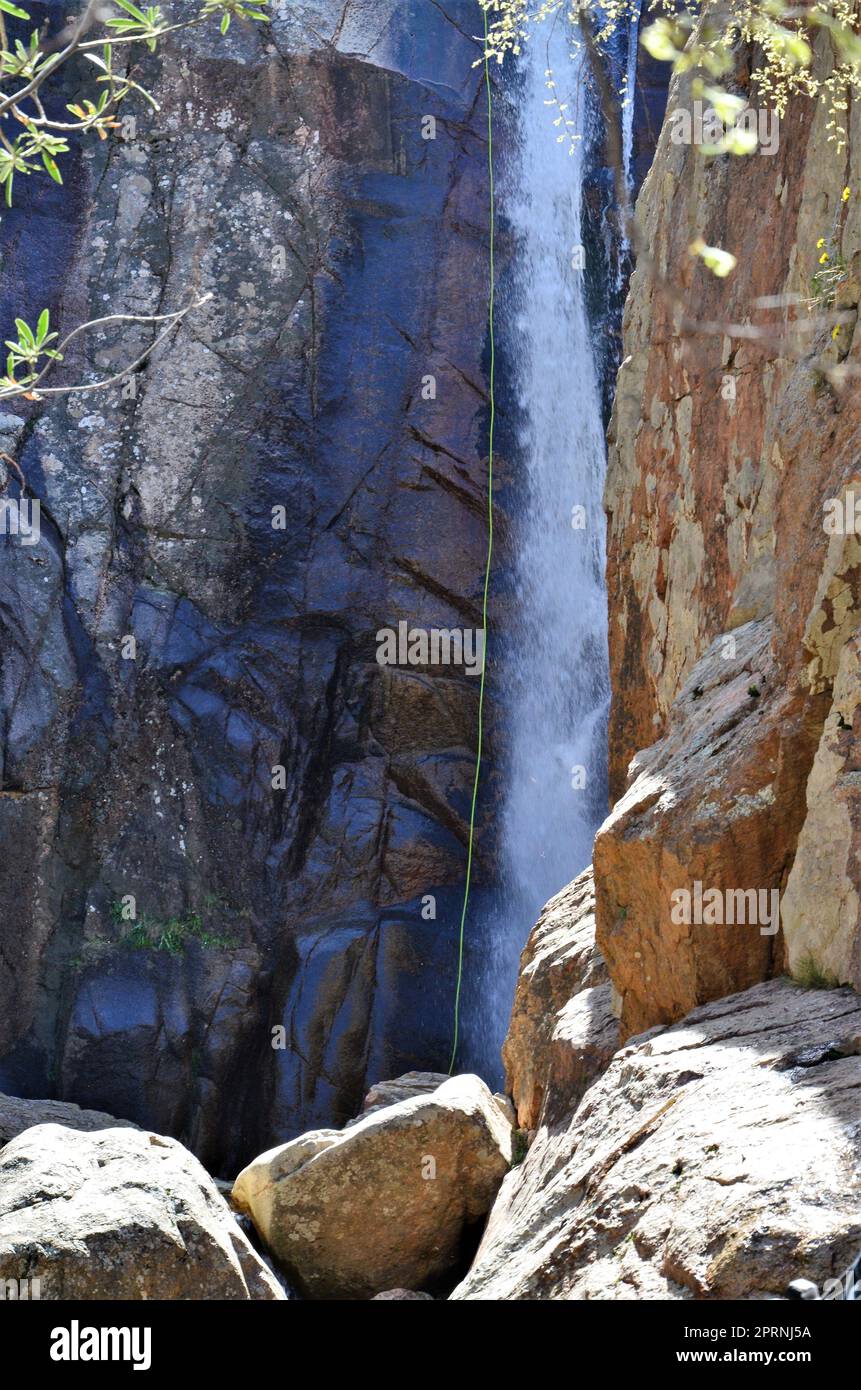 sa spendula waterfalls, Villacidro, Sardinia Stock Photo - Alamy