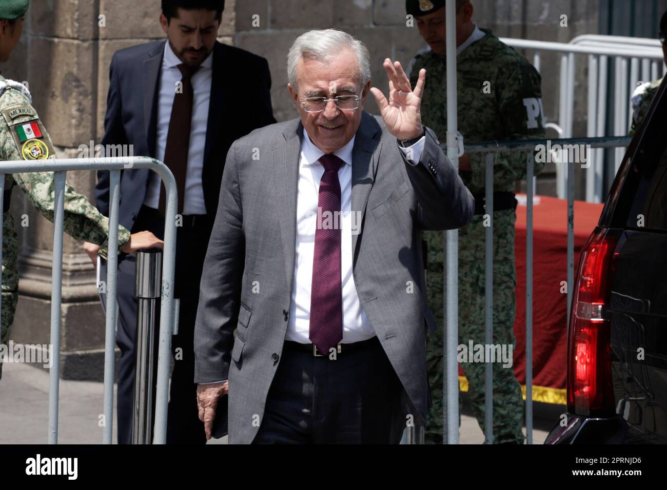 Non Exclusive: April 26, 2023, Mexico City, Mexico: The Governor of ...