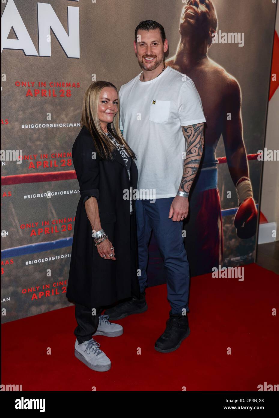 London, UK. 26th Apr, 2023. Cathy Brown (L) and guest seen attending a ...