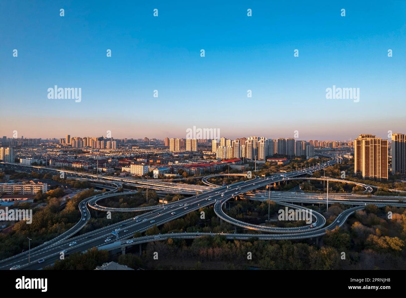 Near Kunlun Interchange and Zhongshan Gate Subway Station in Tianjin ...