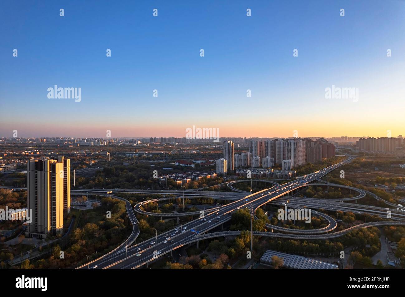 Near Kunlun Interchange and Zhongshan Gate Subway Station in Tianjin ...