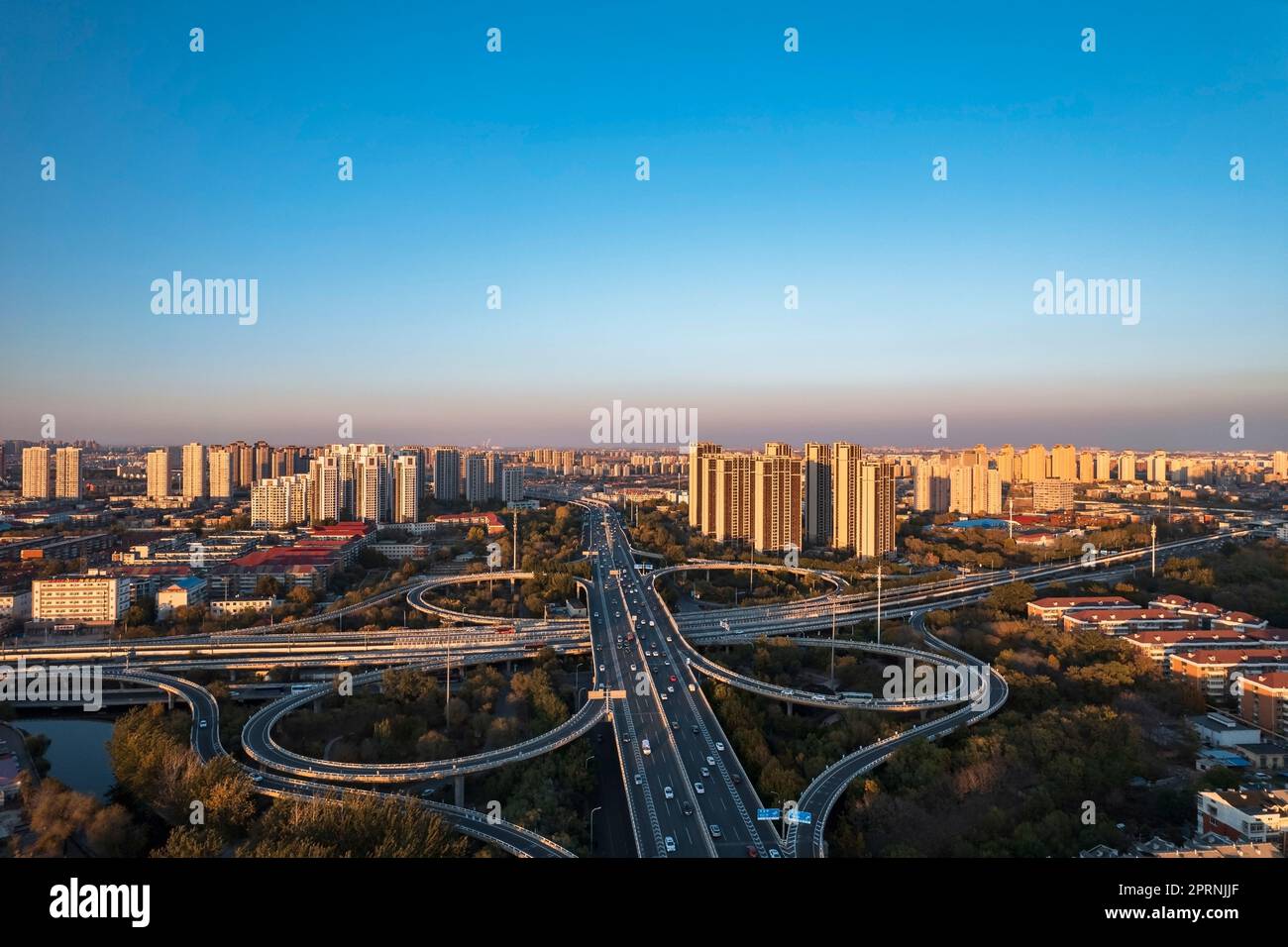 Near Kunlun Interchange and Zhongshan Gate Subway Station in Tianjin ...