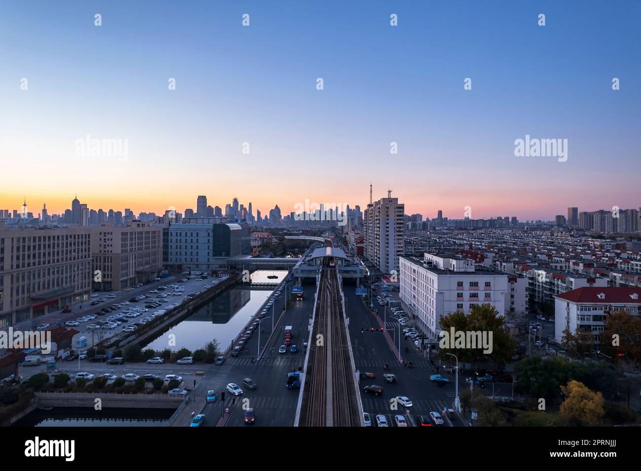 Near Kunlun Interchange and Zhongshan Gate Subway Station in Tianjin ...