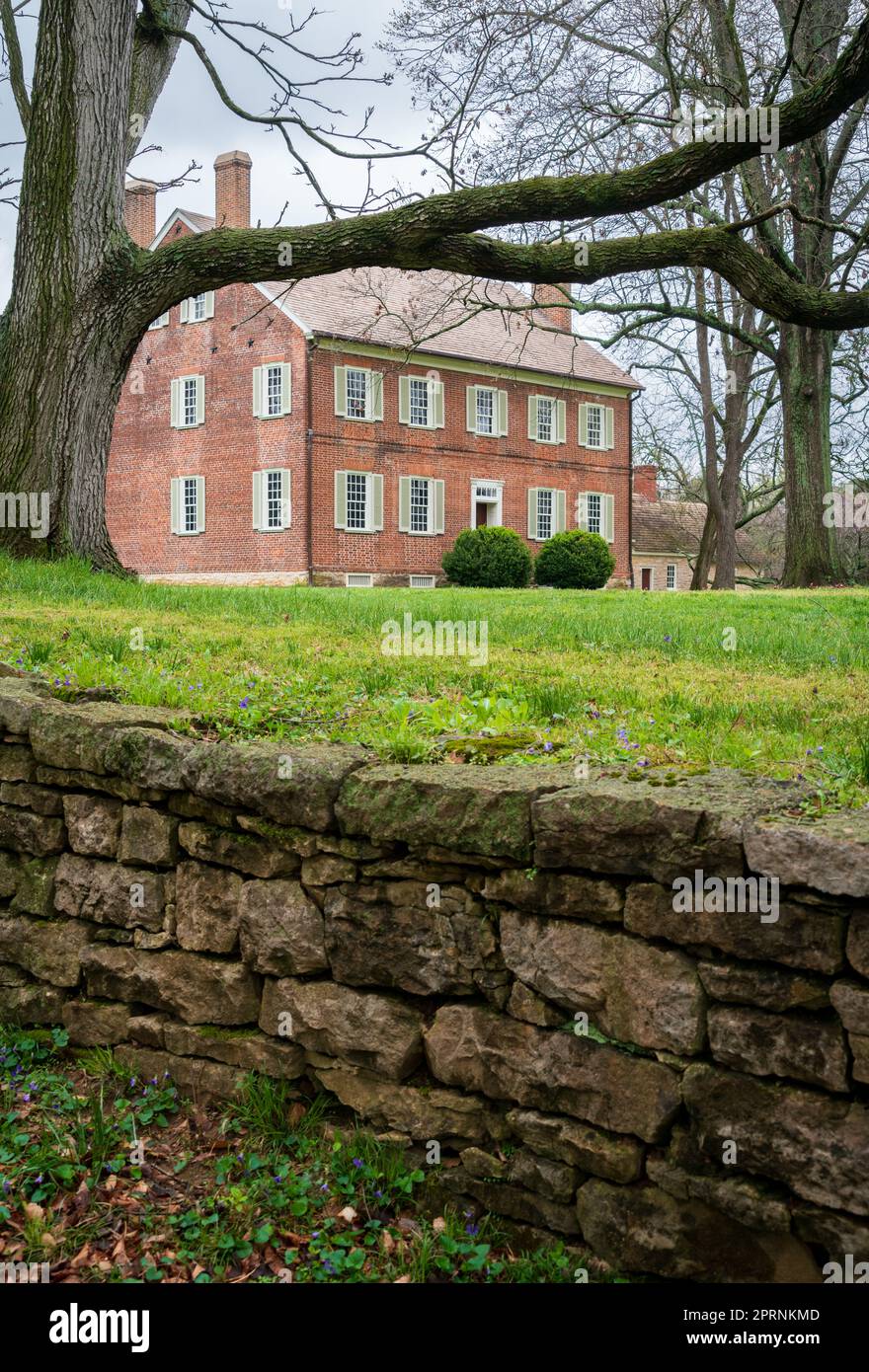 The Locust Grove House in Kentucky Stock Photo - Alamy