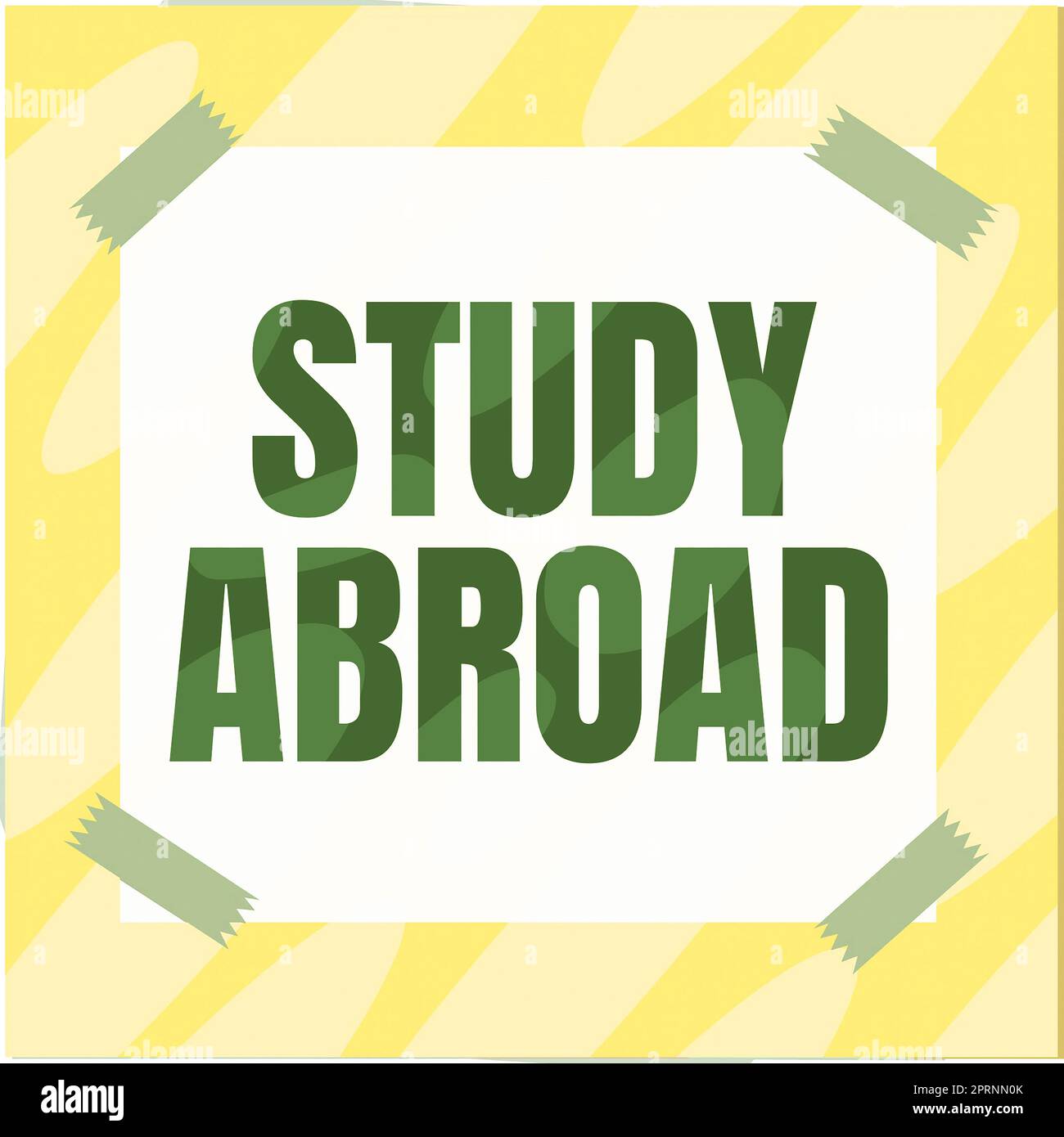 Text sign showing Study Abroad, Concept meaning Pursuing educational ...