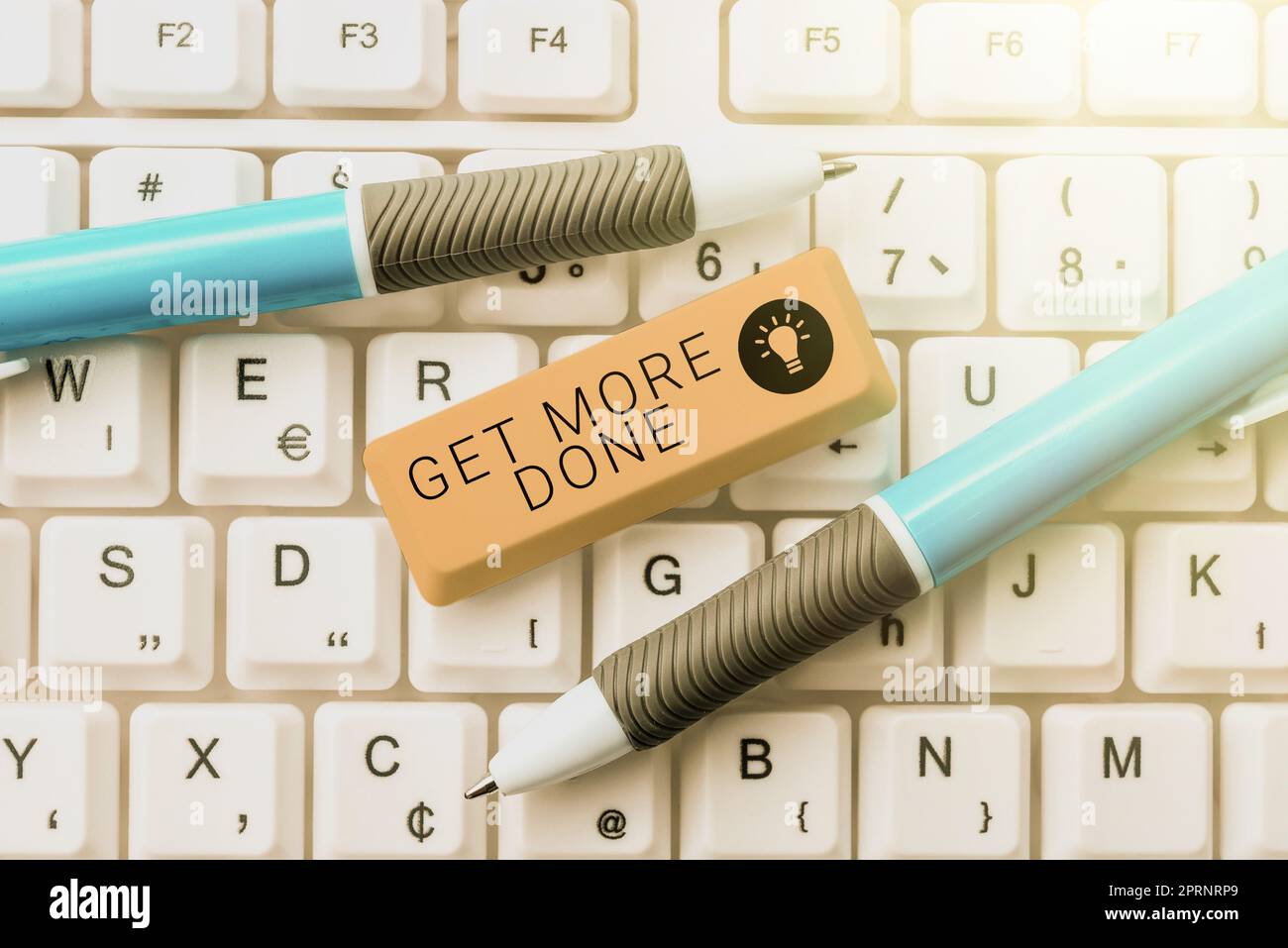 Hand writing sign Get More Done, Concept meaning Checklist Organized ...