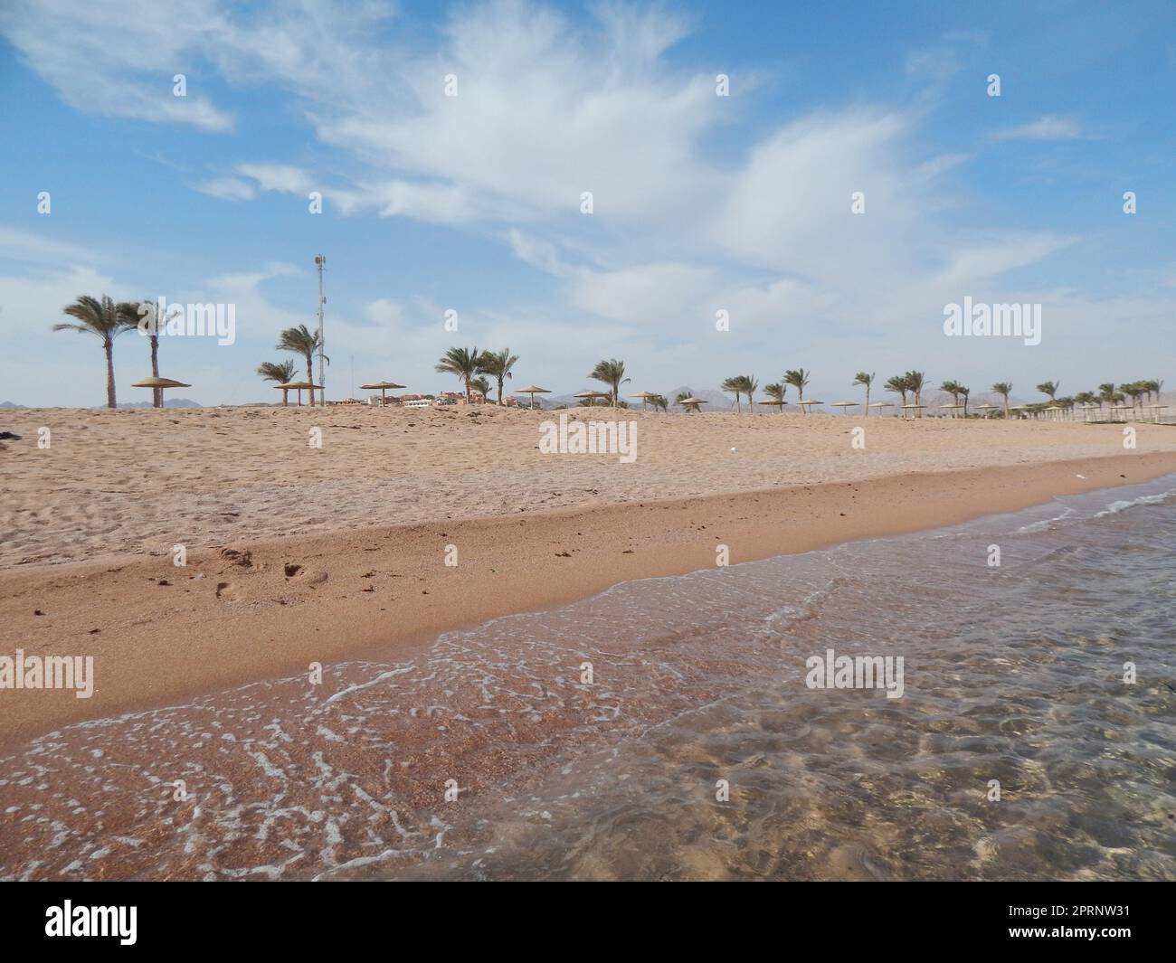 Nature beaches of the resort in Egypt Sharm El Sheikh Stock Photo - Alamy