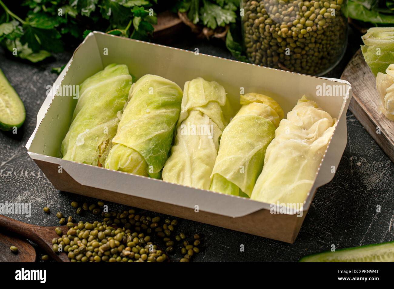 Russian cabbage rolls golubtsy with minced beef Stock Photo - Alamy