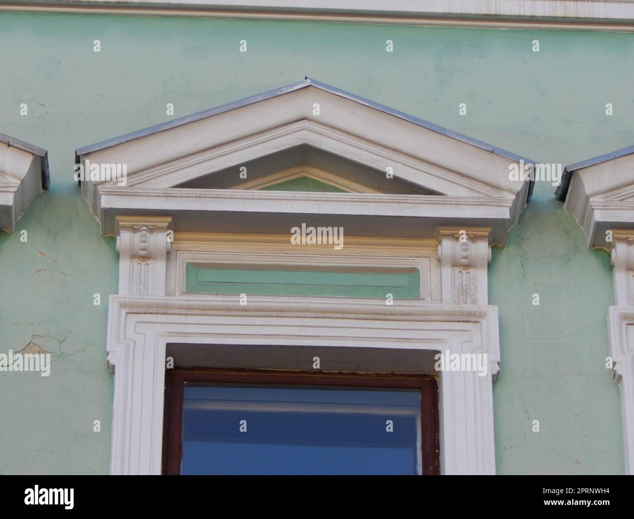 Classical architecture of the city, stone details and decoration Stock ...