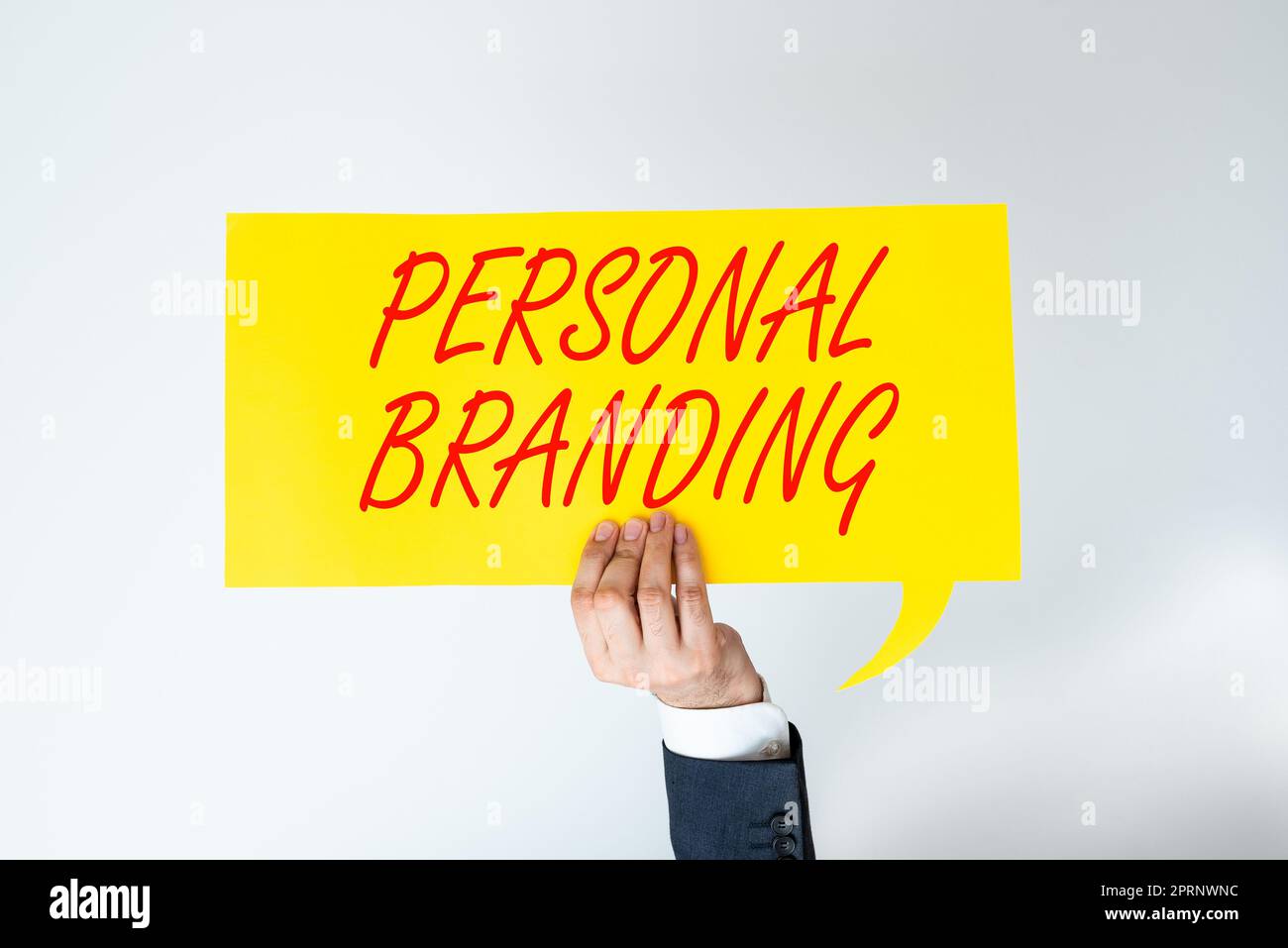 Text sign showing Personal BrandingMarketing themselves and their ...