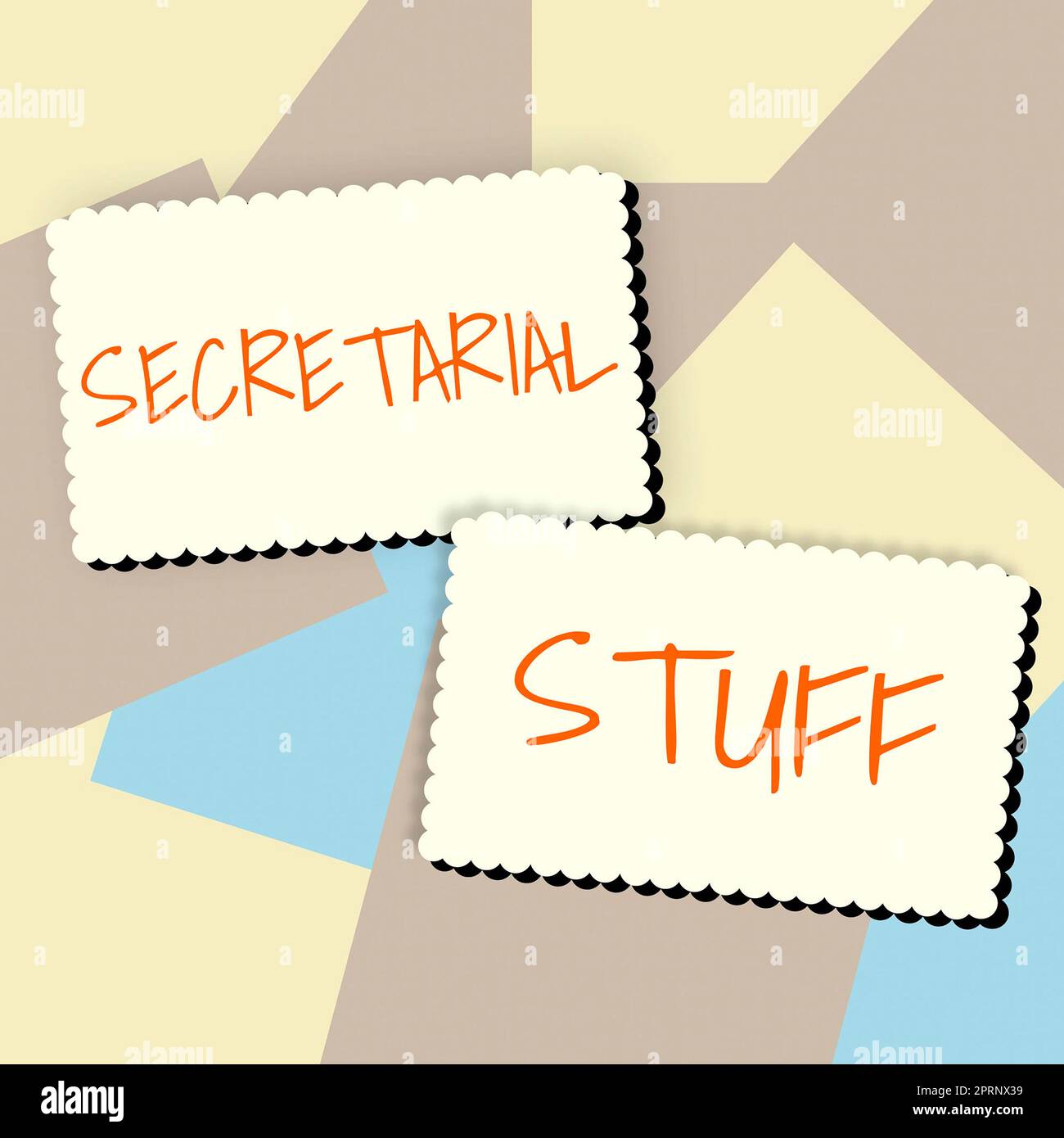 Conceptual caption Secretarial StuffSecretary belongings Things owned ...
