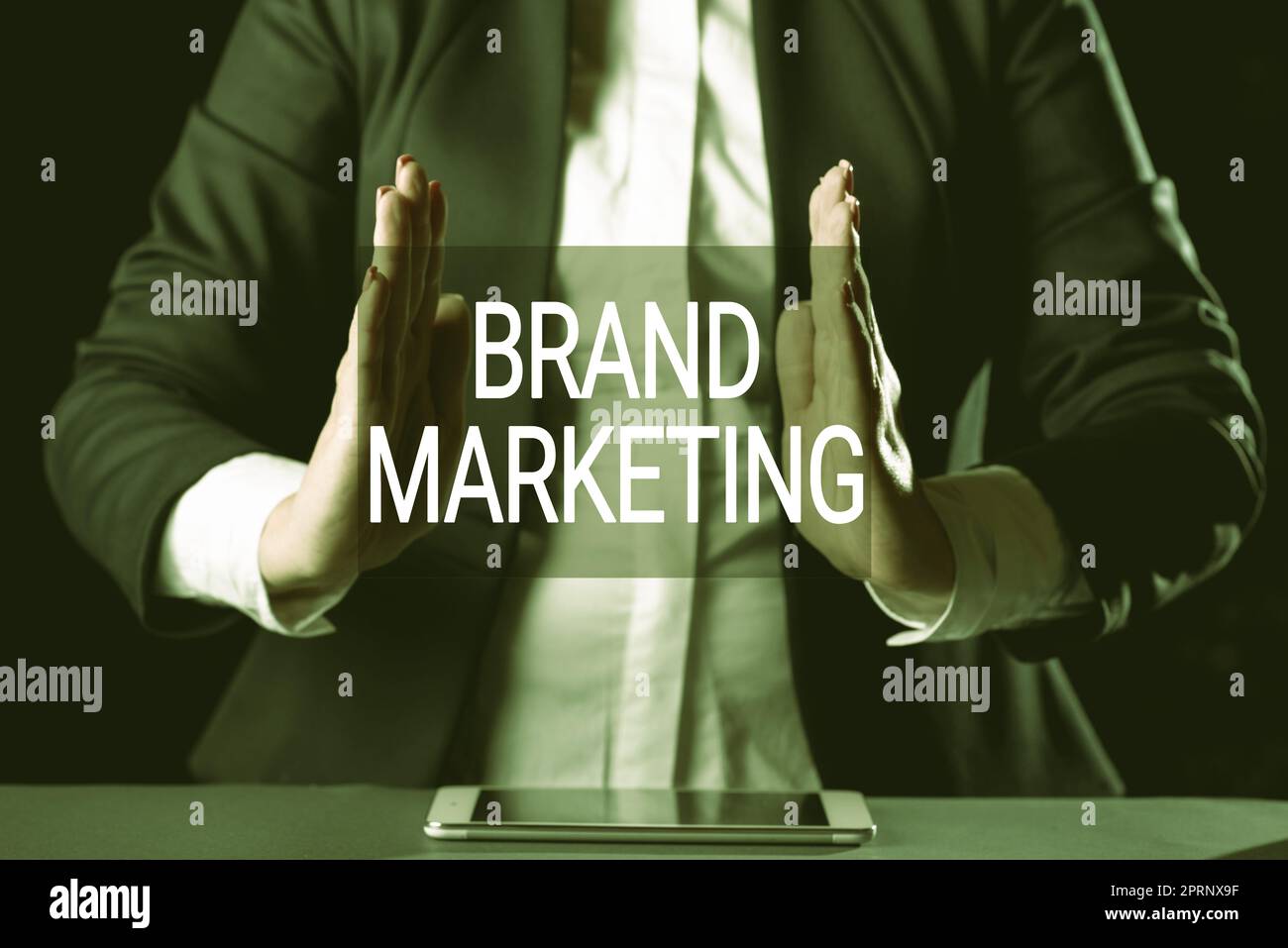 Text showing inspiration Brand MarketingCreating awareness about ...