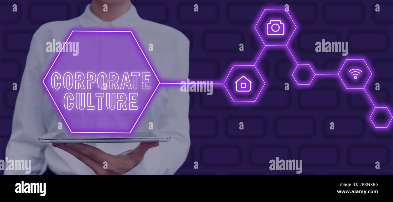 Conceptual display Corporate CultureBeliefs and ideas that a company ...