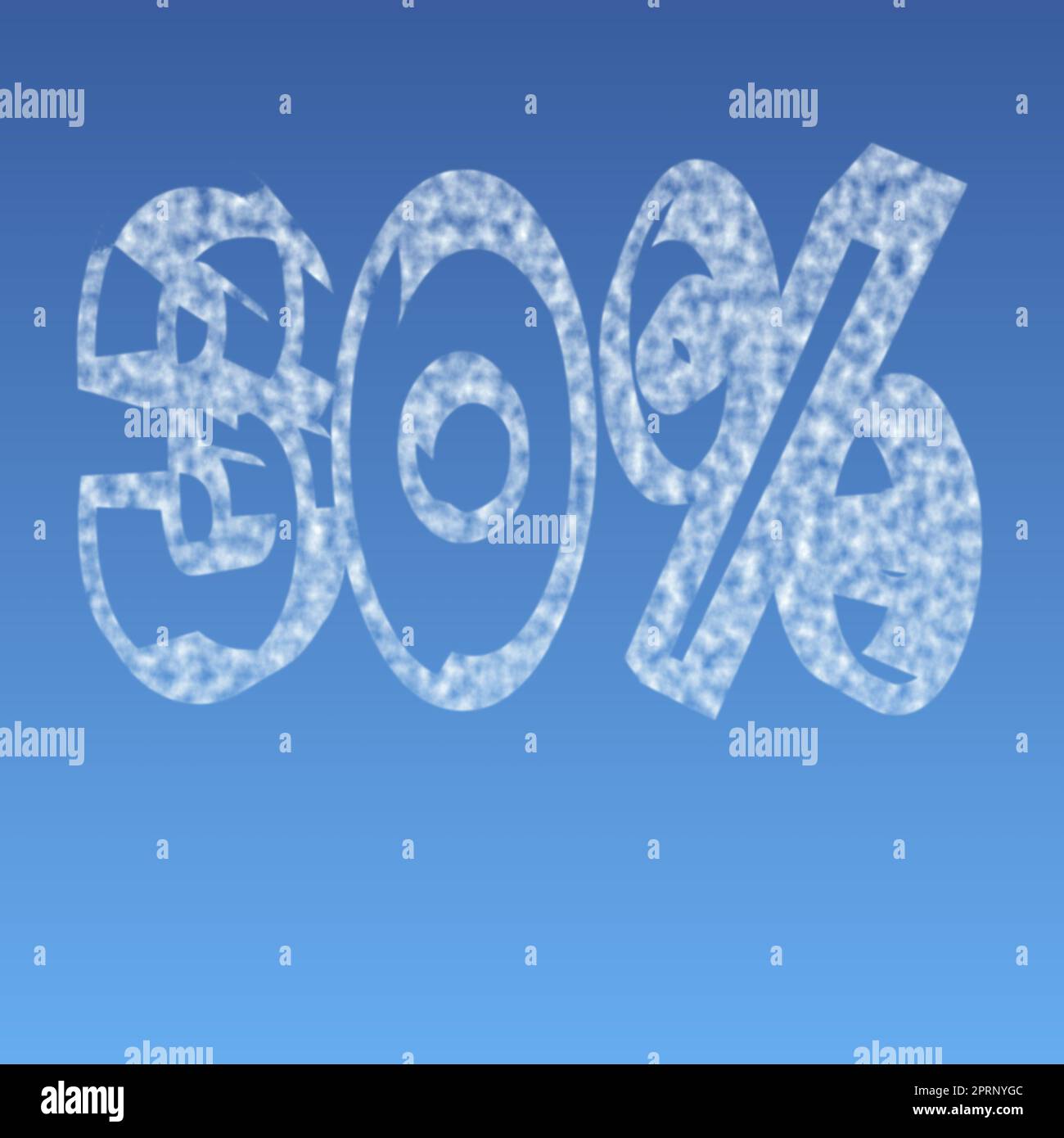 30%, 30 percent as a 3D illustration, 3D rendering Stock Photo - Alamy