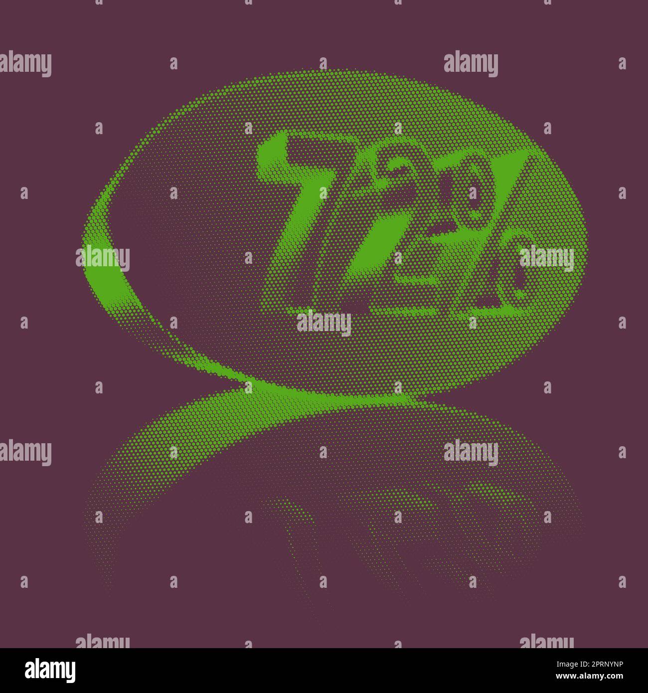 72%, 72 percent as a 3D illustration, 3D rendering Stock Photo - Alamy