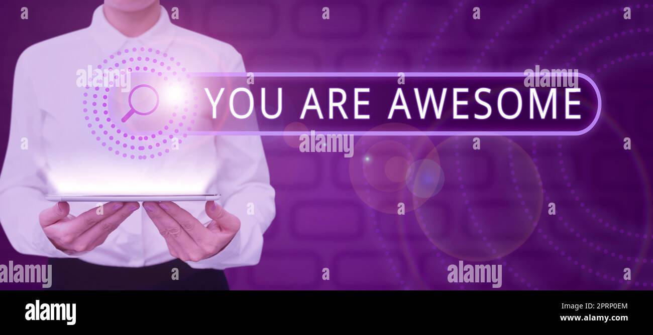 Conceptual caption You Are Awesome, Concept meaning Motivation ...