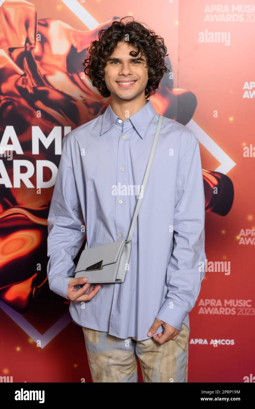 Budjerah arrives at the 2023 APRA Music Awards at the International ...