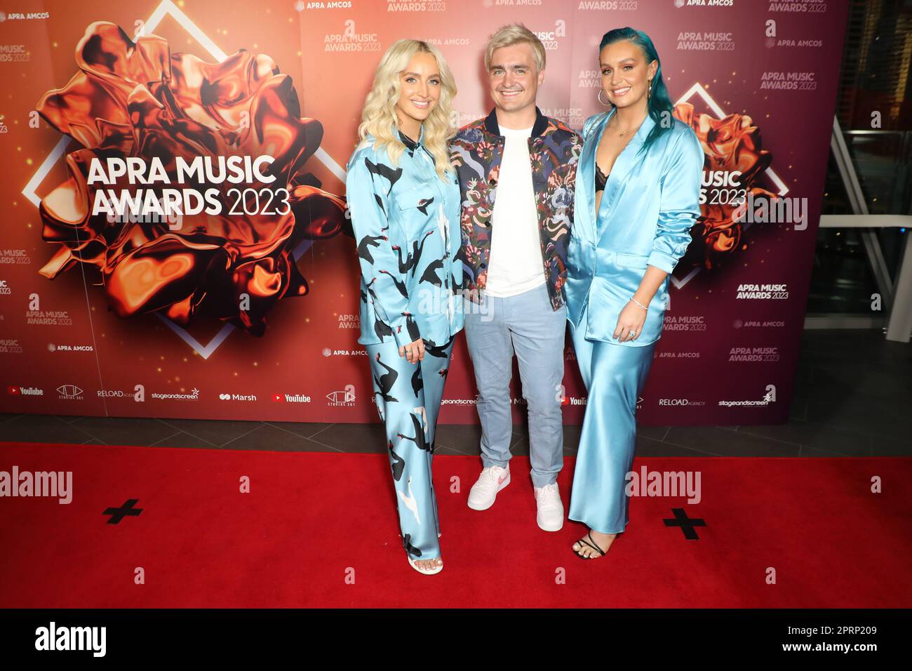 Sydney, Australia. 27th April 2023. Indie pop band Sheppard (Emma ...