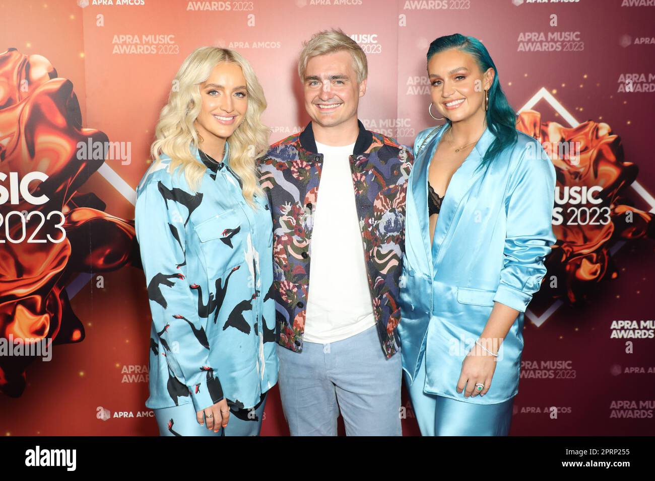 Sydney, Australia. 27th April 2023. Indie pop band Sheppard (Emma ...