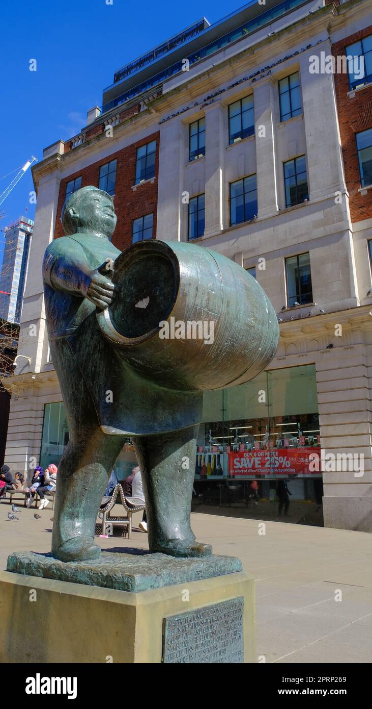 The Man with the Barrel is a sculpture in Dortmund Square in the city ...