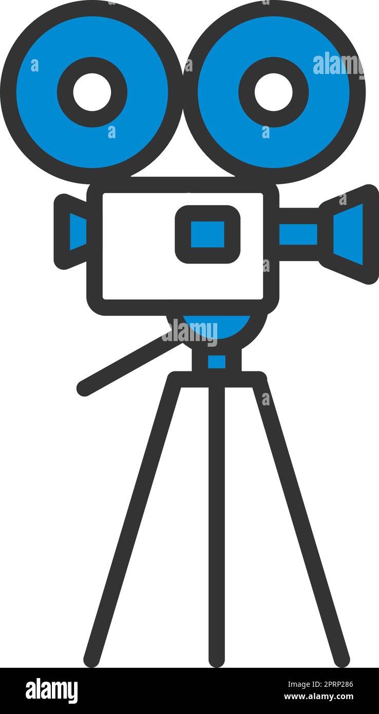 Retro Cinema Camera Icon Stock Vector Image & Art - Alamy