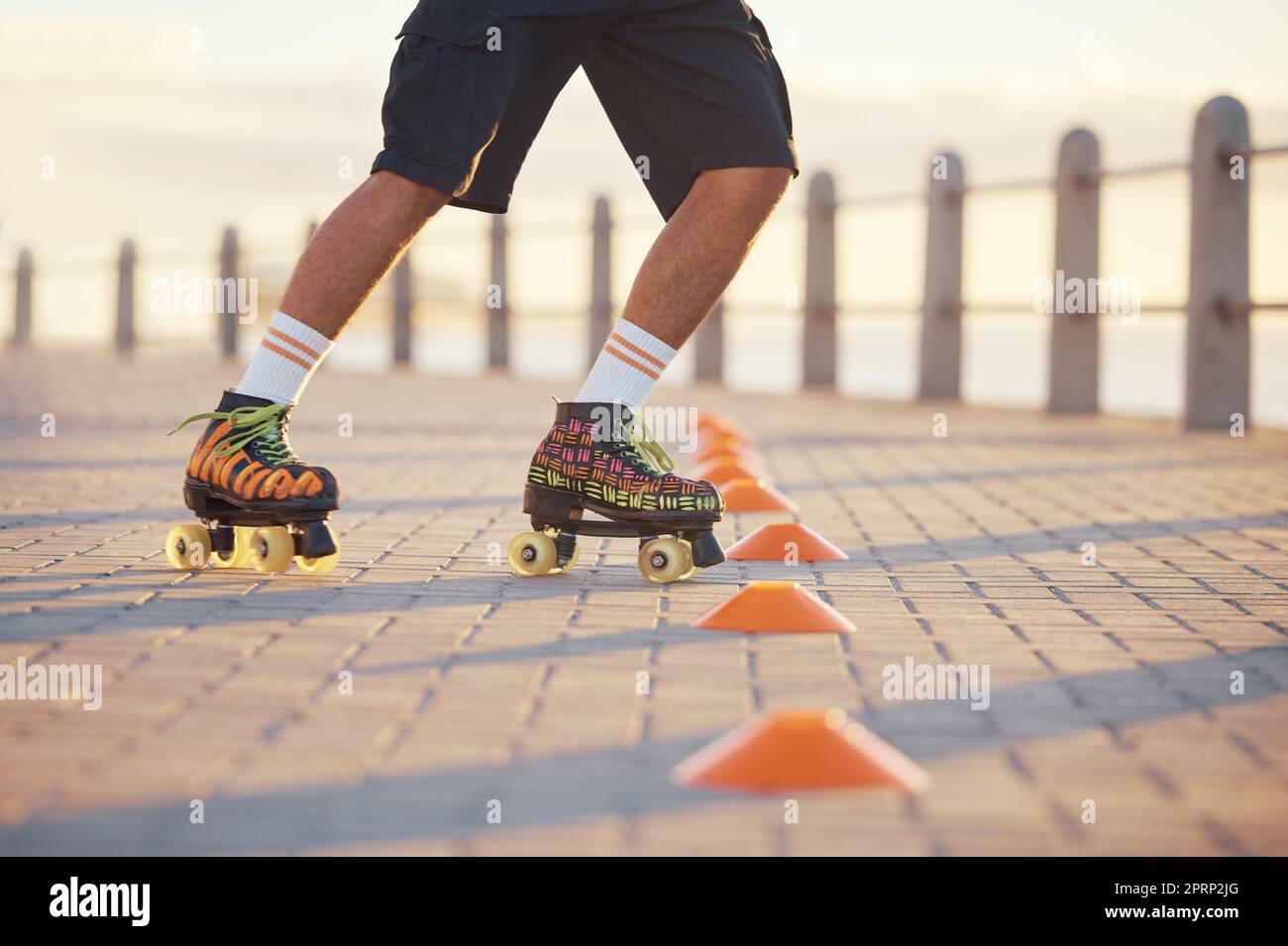 Sport training cones hi-res stock photography and images - Alamy