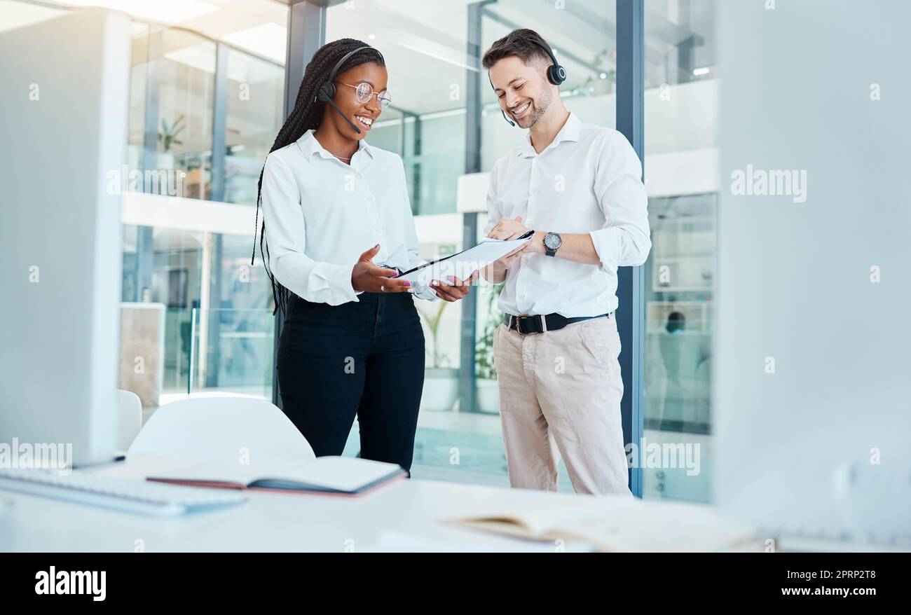 Sales marketing, call centre and team training discussion about ...