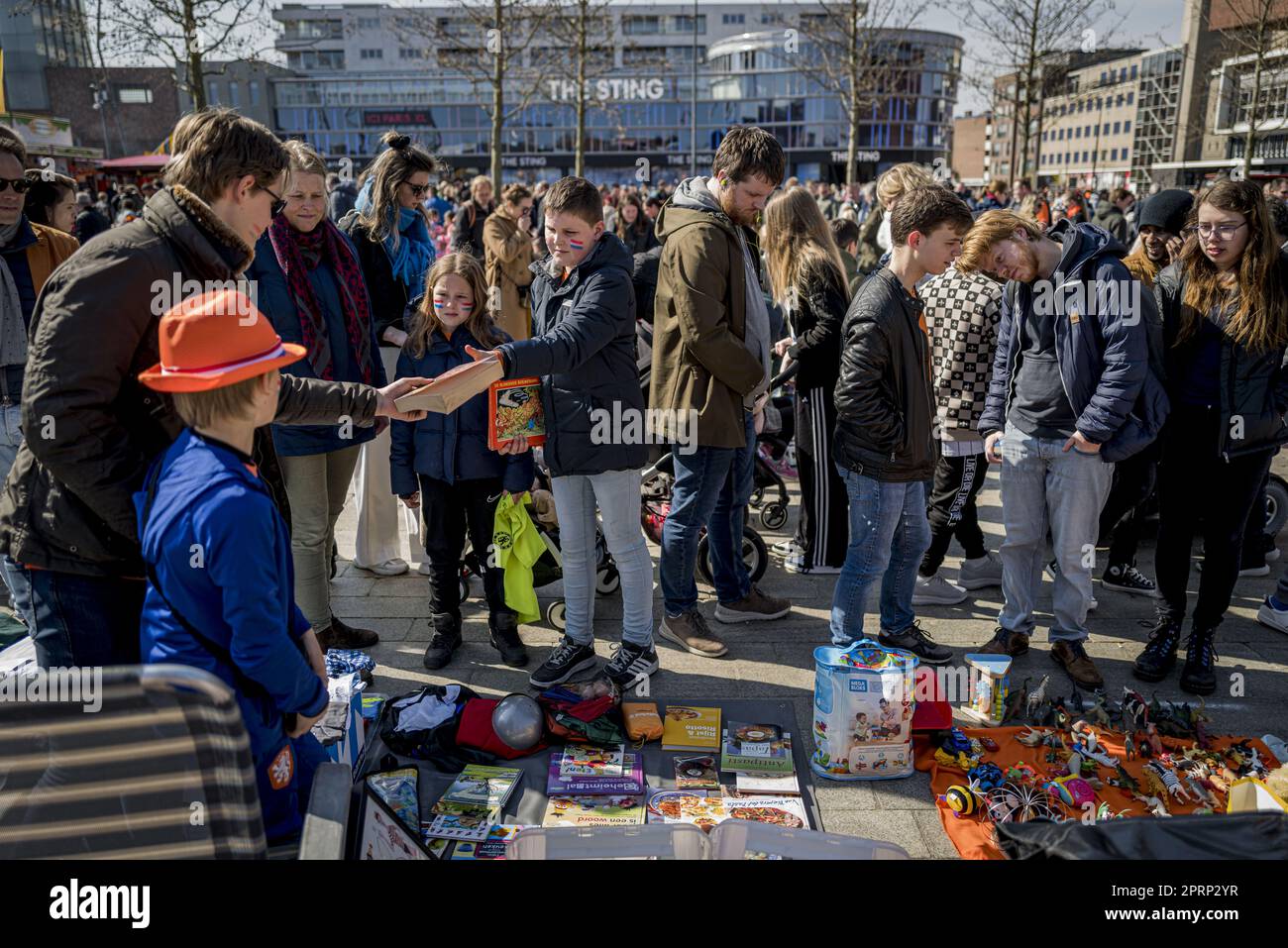 Large group of people kings day celebration hi-res stock photography ...