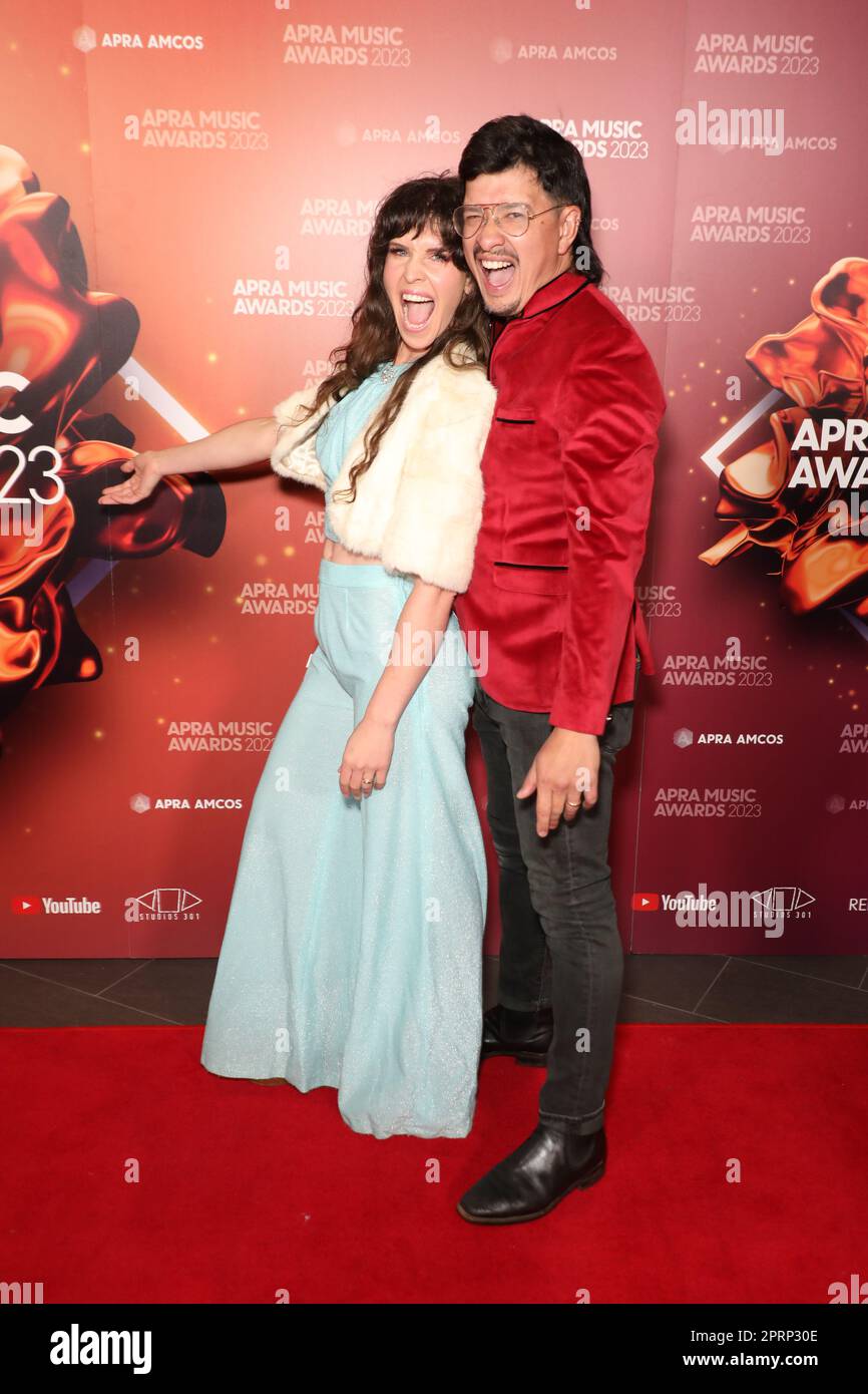 Sydney, Australia. 27th April 2023. Fanny Lumsden and Dan Stanley ...