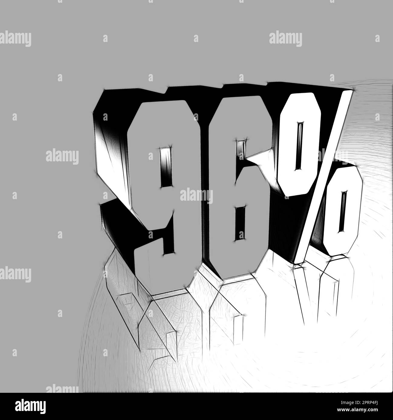 3d number 96 Black and White Stock Photos & Images - Alamy