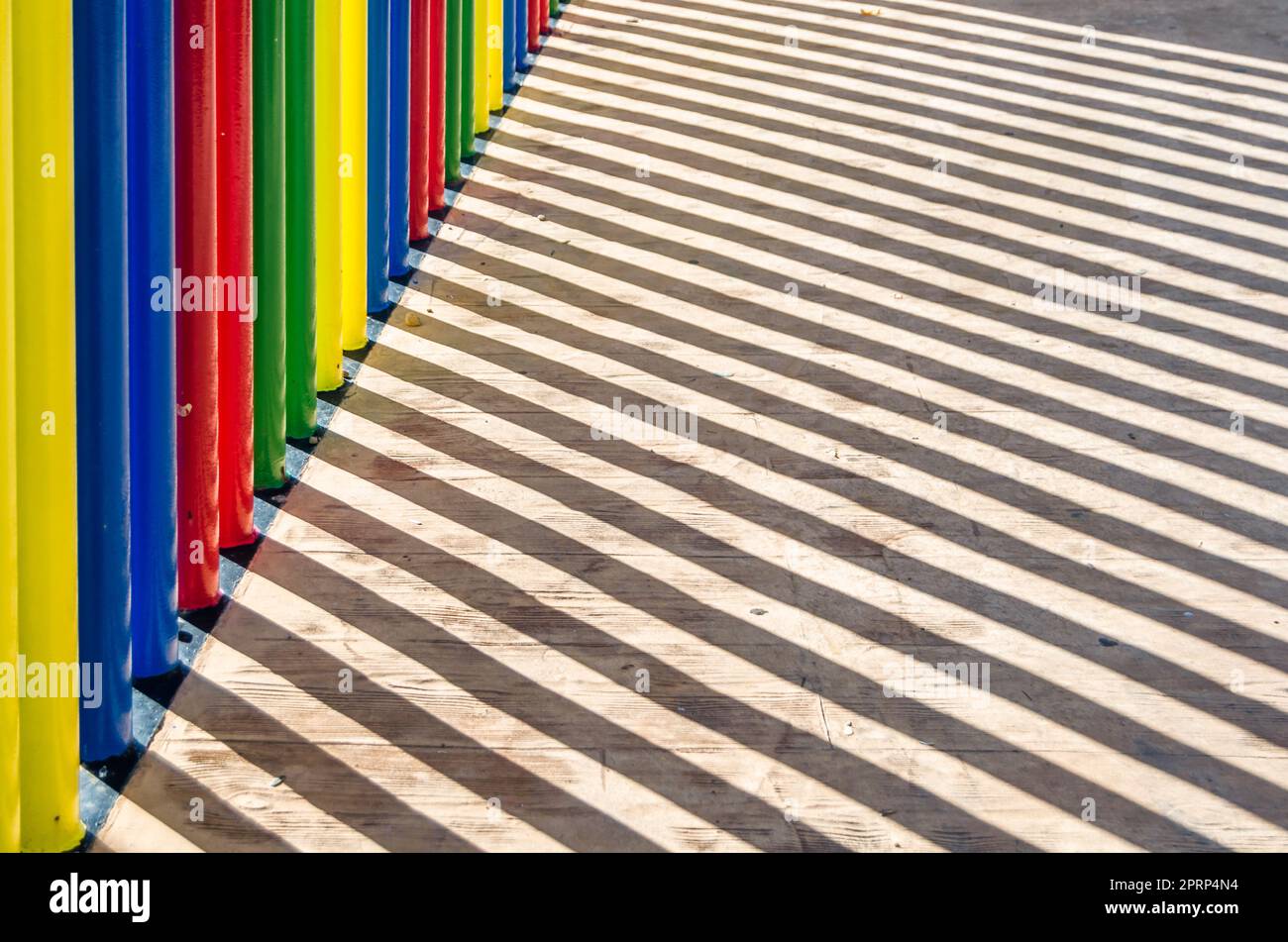 Fence shadow pattern hi-res stock photography and images - Alamy