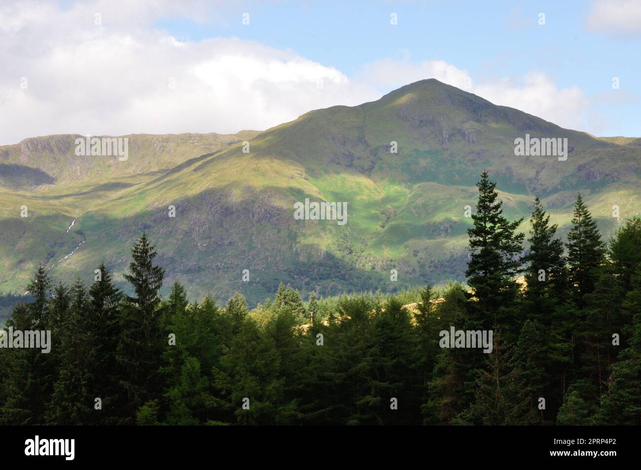 Hiking at inchree falls Stock Photo - Alamy