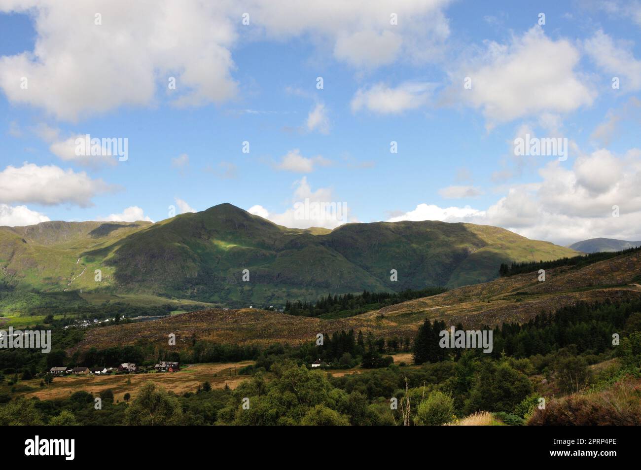 Hiking at inchree falls Stock Photo - Alamy