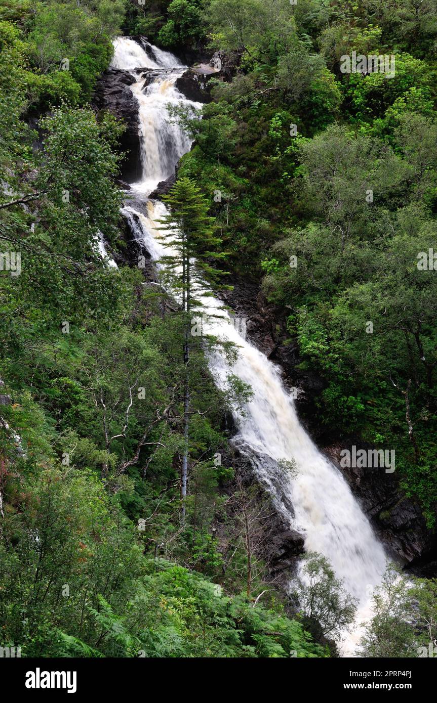 Hiking at inchree falls Stock Photo - Alamy