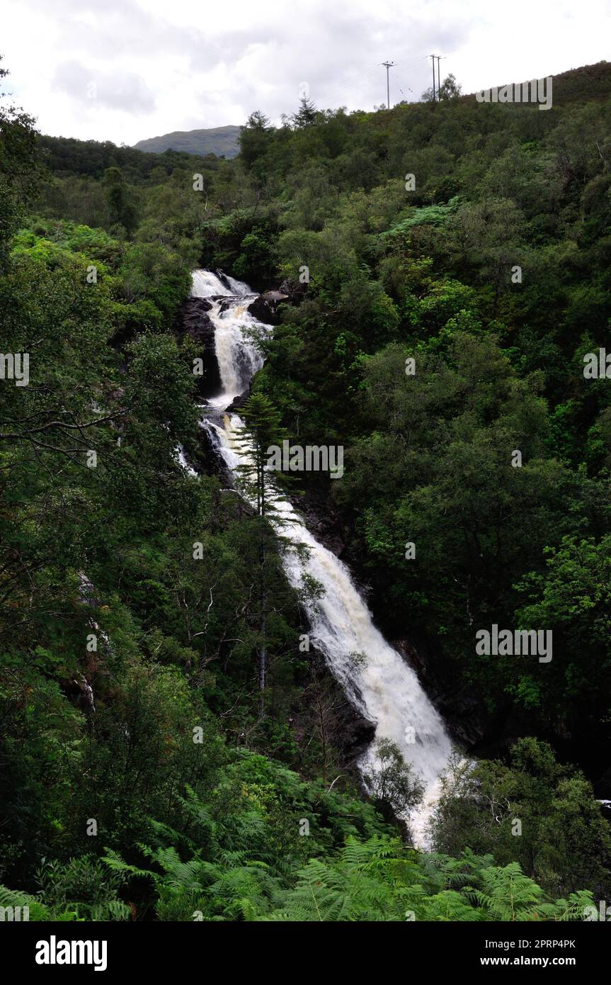 Hiking at inchree falls Stock Photo - Alamy