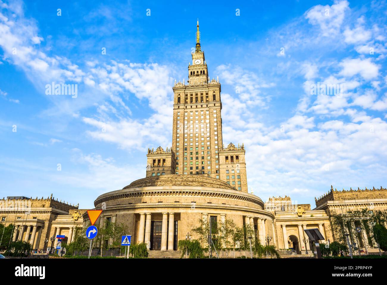 Palace of Culture and Sciense Stock Photo - Alamy